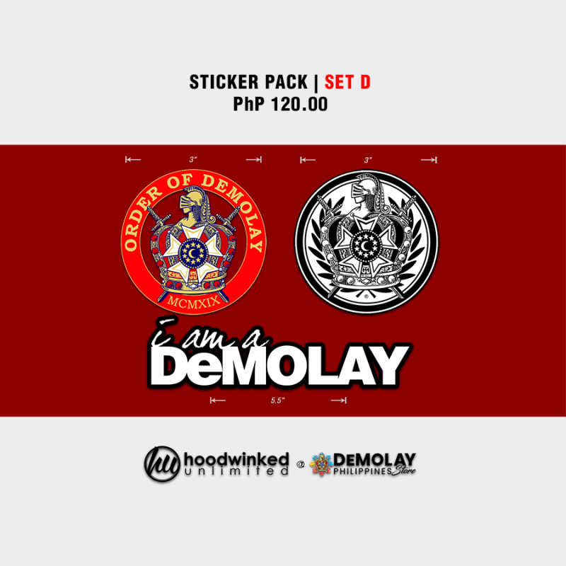 DeMolay Sticker Pack Set D - DeMolay PH Store