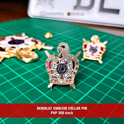 DeMolay Emblem Collar Pin - DeMolay PH Store