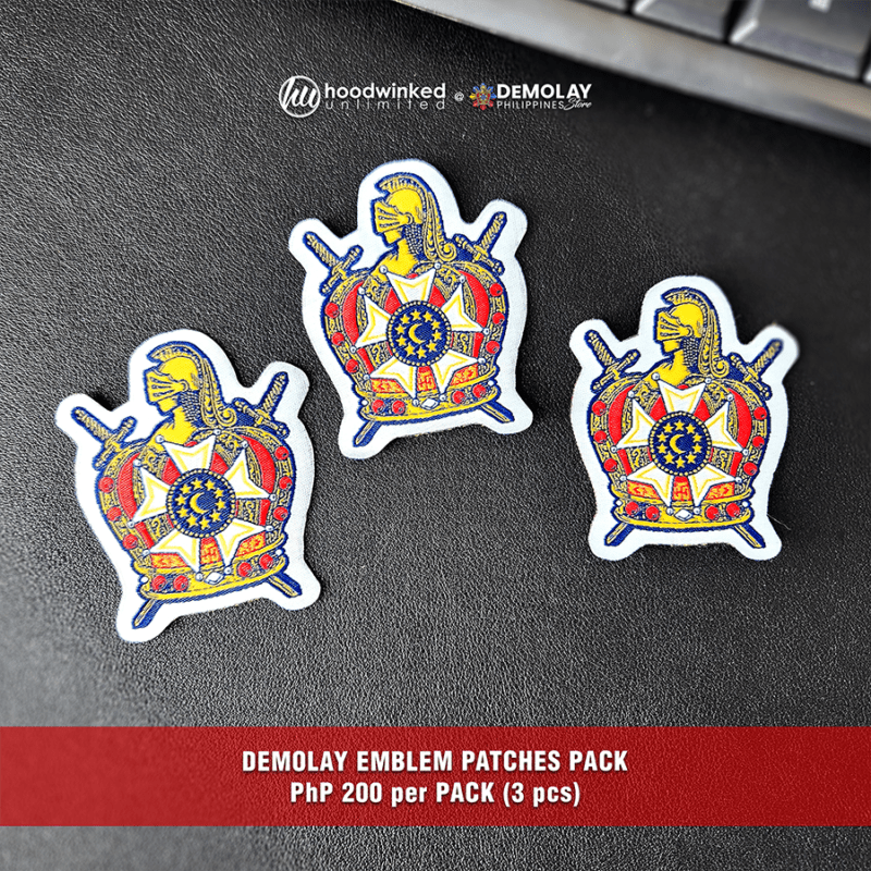 DeMolay Emblem Patches Pack - DeMolay PH Store
