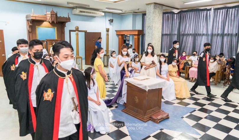 Crossed Swords for Jobs Daughter Bethel 11 Installation of Officers