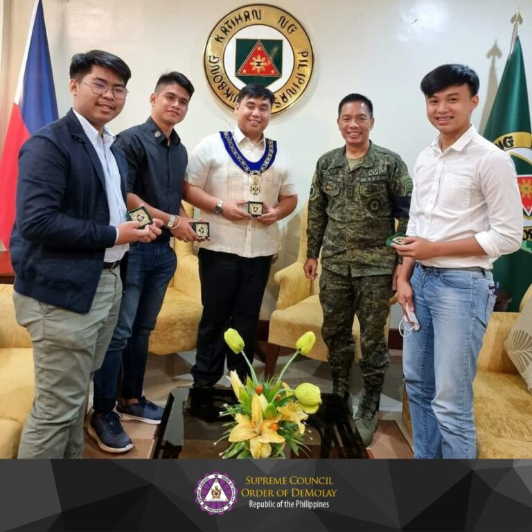 DEMOLAY NATIONAL CONGRESS PAYS COURTESY CALL TO AFP ACTING CHIEF OF STAFF